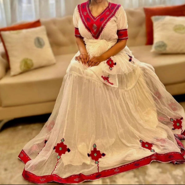 Nebiyat Habesha Dress - EthiopianClothing.Net