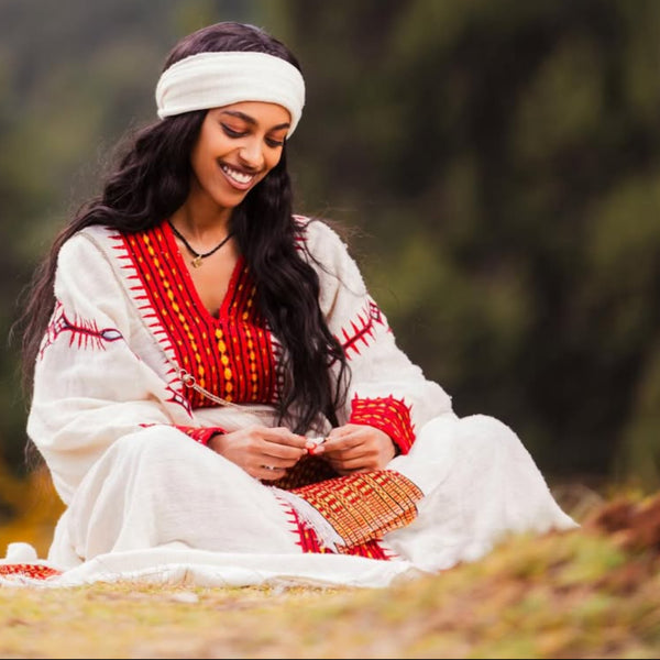 Tirngo Ethiopian Dress - EthiopianClothing.Net