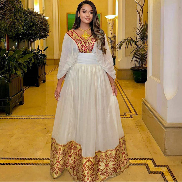 Egitu Eritrean Habesha Dress - EthiopianClothing.Net