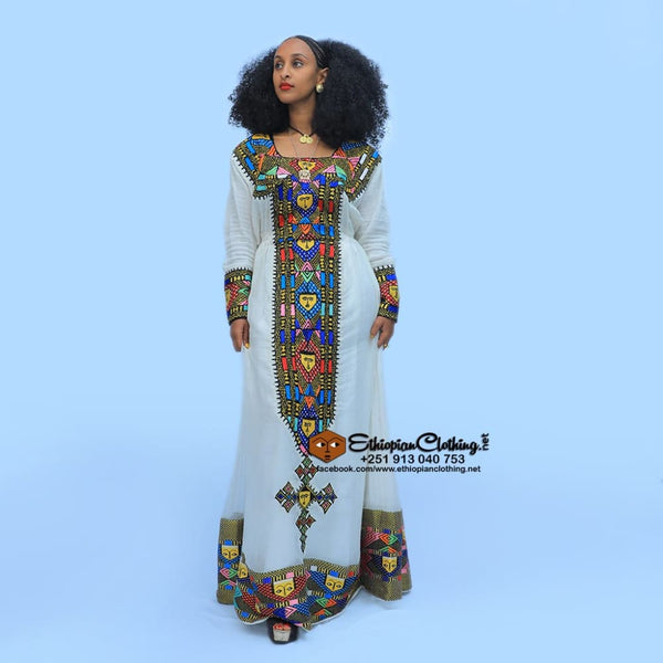 Queen of Sheba Traditional dress - EthiopianClothing.Net