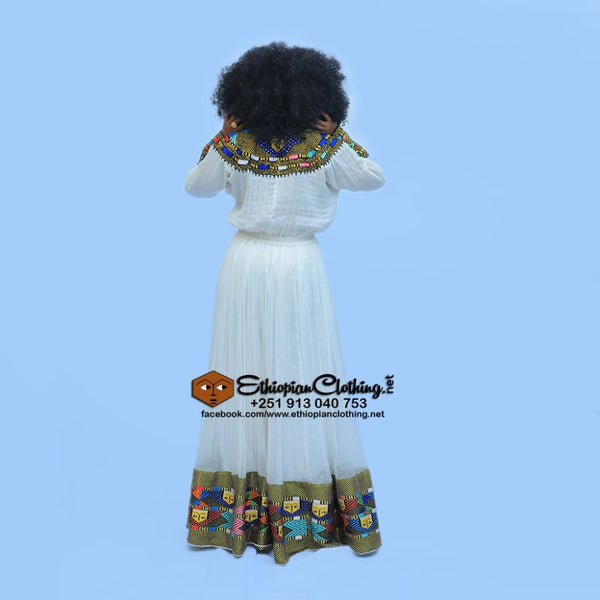 Queen of Sheba Traditional dress - EthiopianClothing.Net